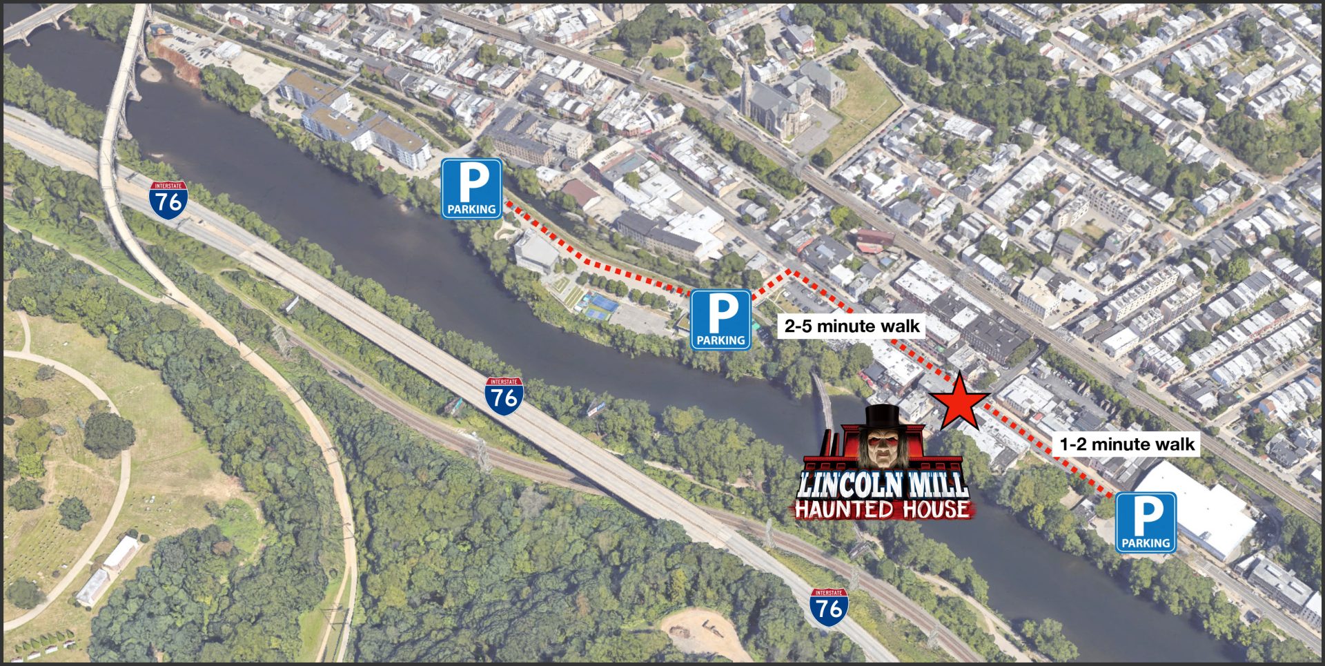 Location - Lincoln Mill Haunted House